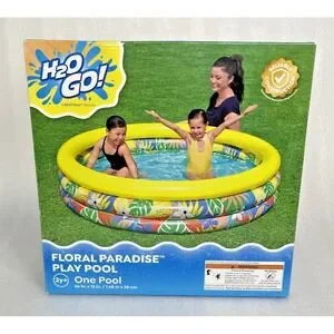 Bestway | Swim | H2o Go Floral Paradise Play 3 Ring Round Pool Bestway ...